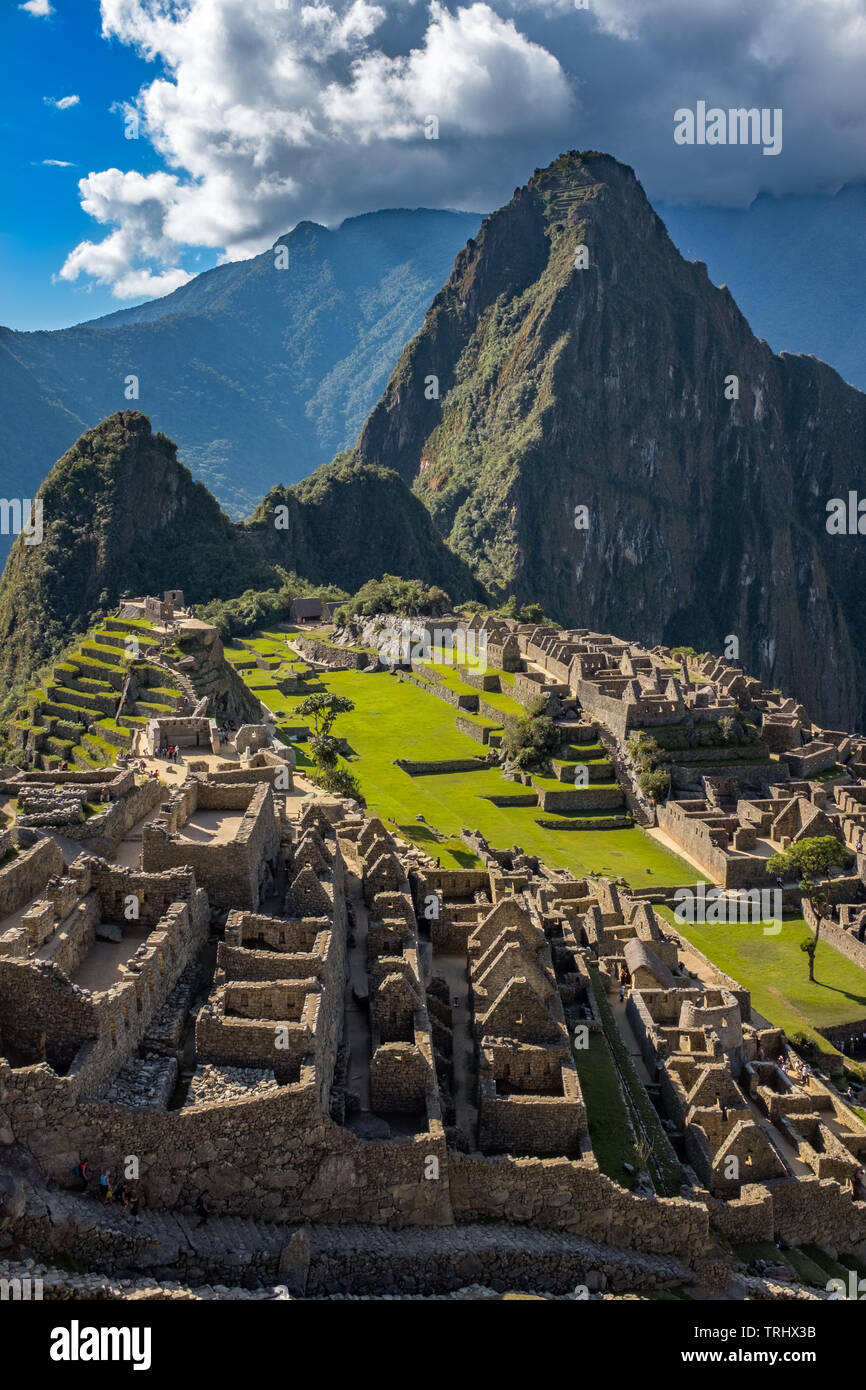 A portrait aspect view of the incredible UNESCO World Heritage site of ...