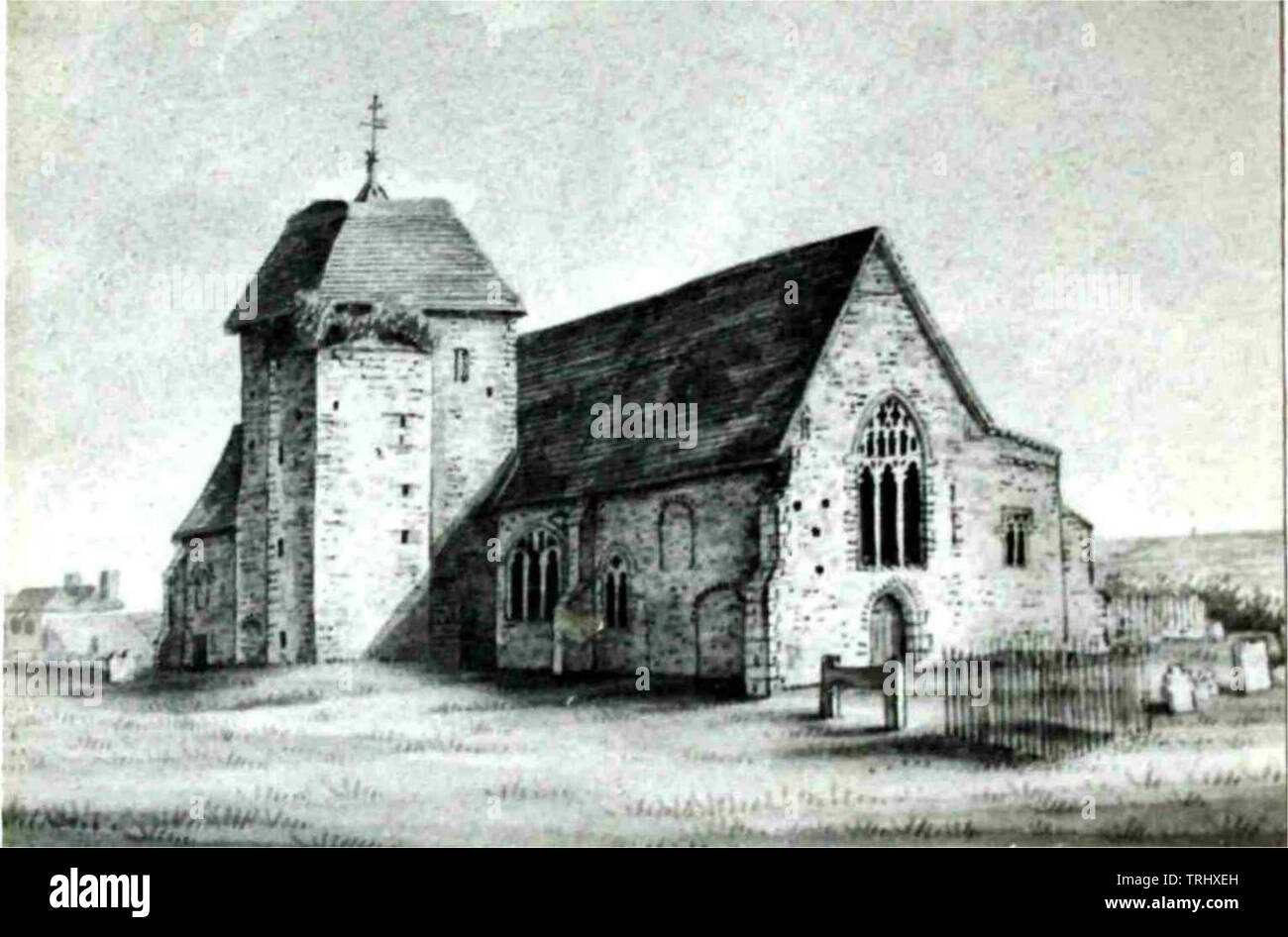 Sutton valence church hi-res stock photography and images - Alamy