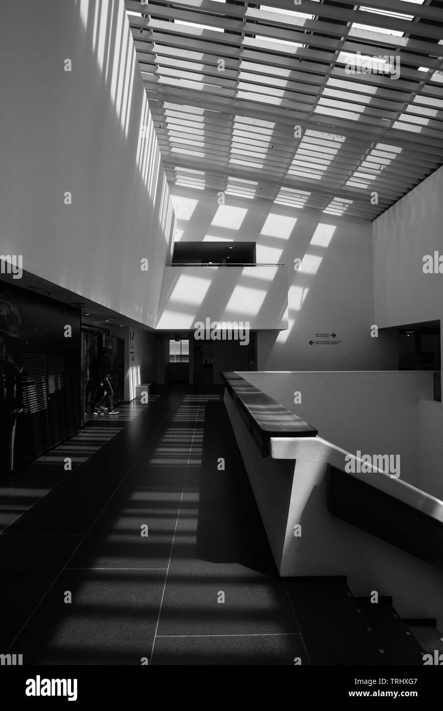 Interior of the Museum of Gold - Museo d'Oro - in downtown Bogota ...