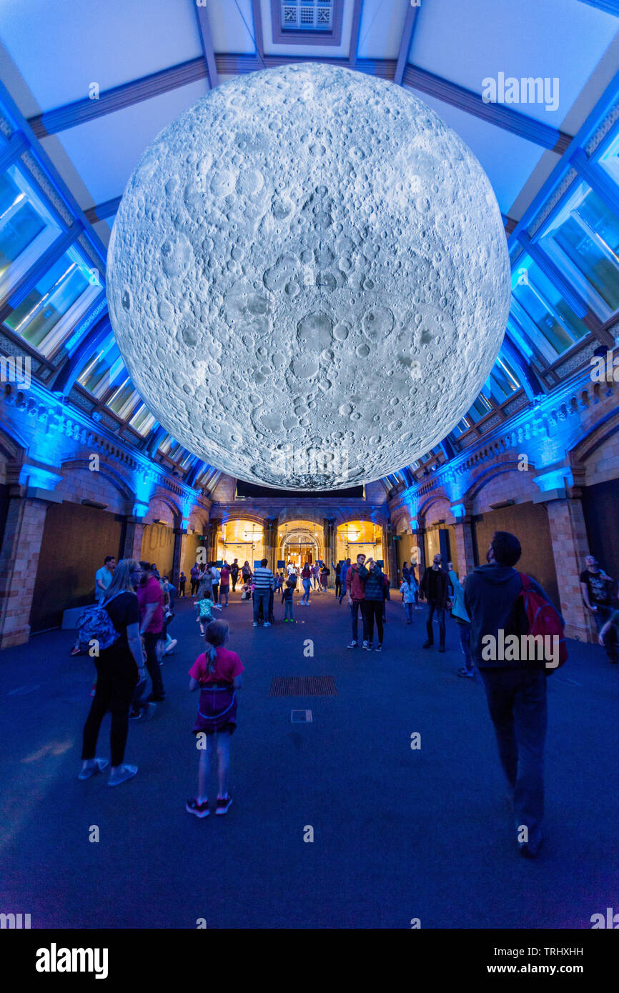Museum of the Moon is an accurate scale model of the Moon by Luke ...