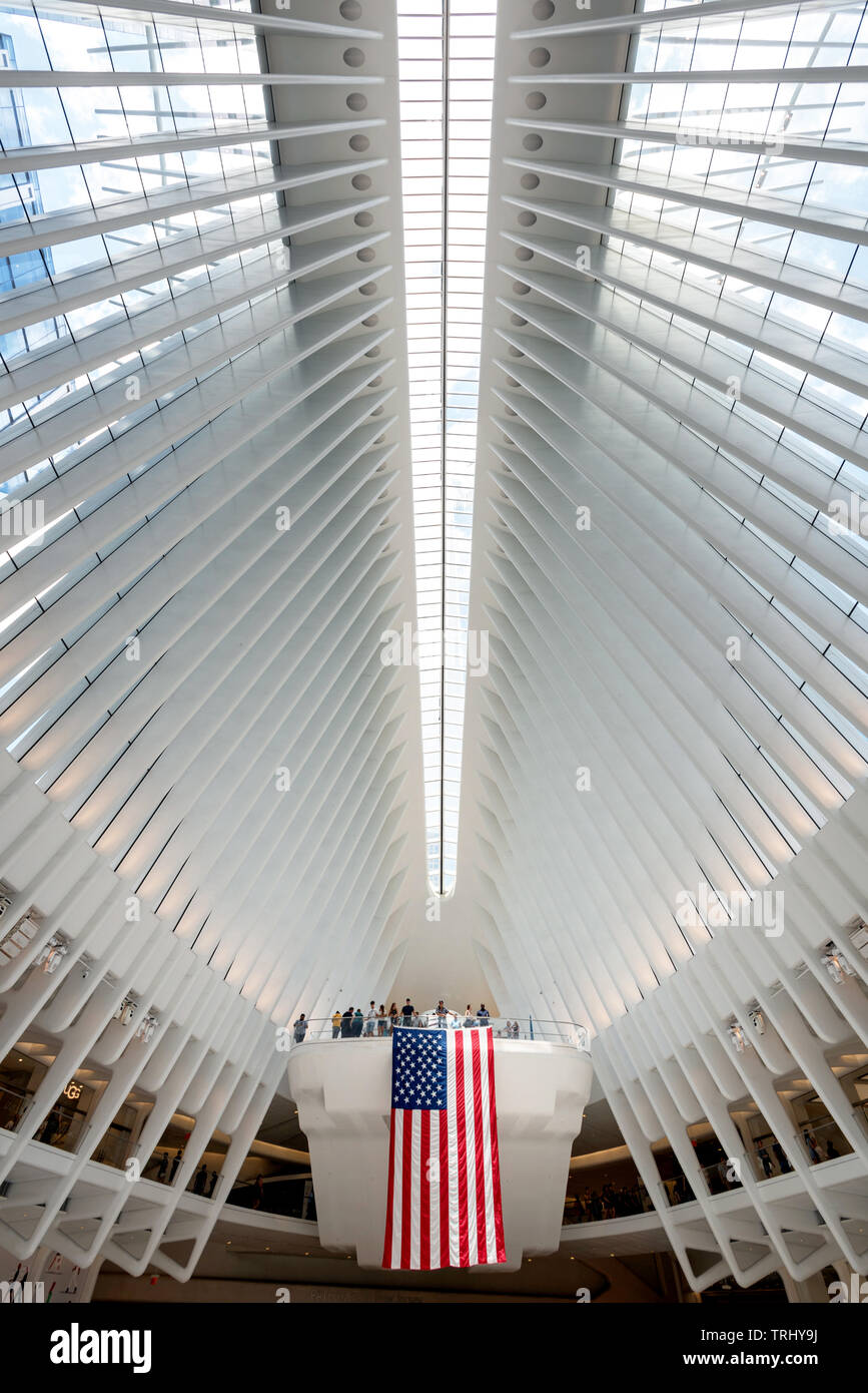 The impressive architecture of the Oculus transportation hub in ...