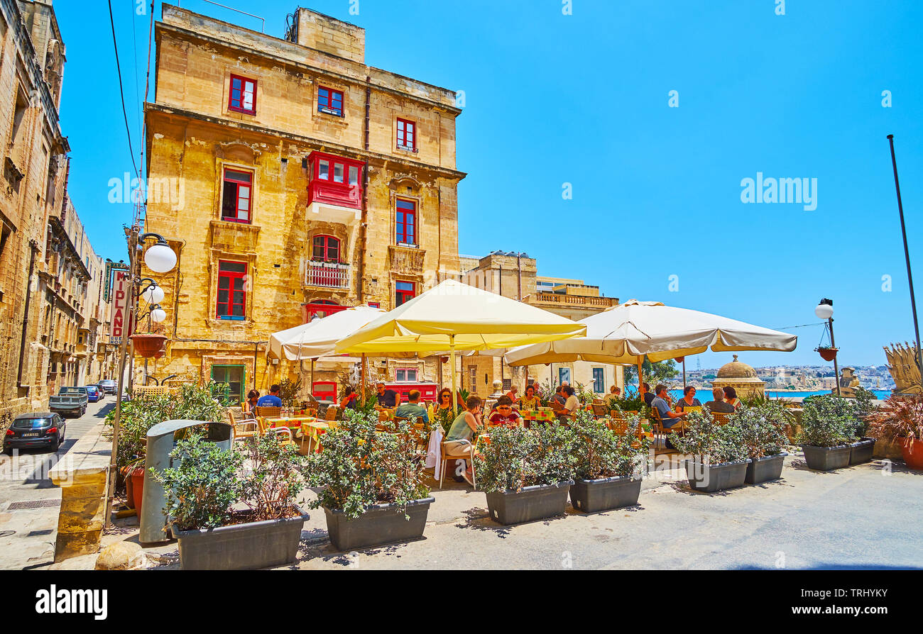 Valletta malta street ursula hi-res stock photography and images - Alamy