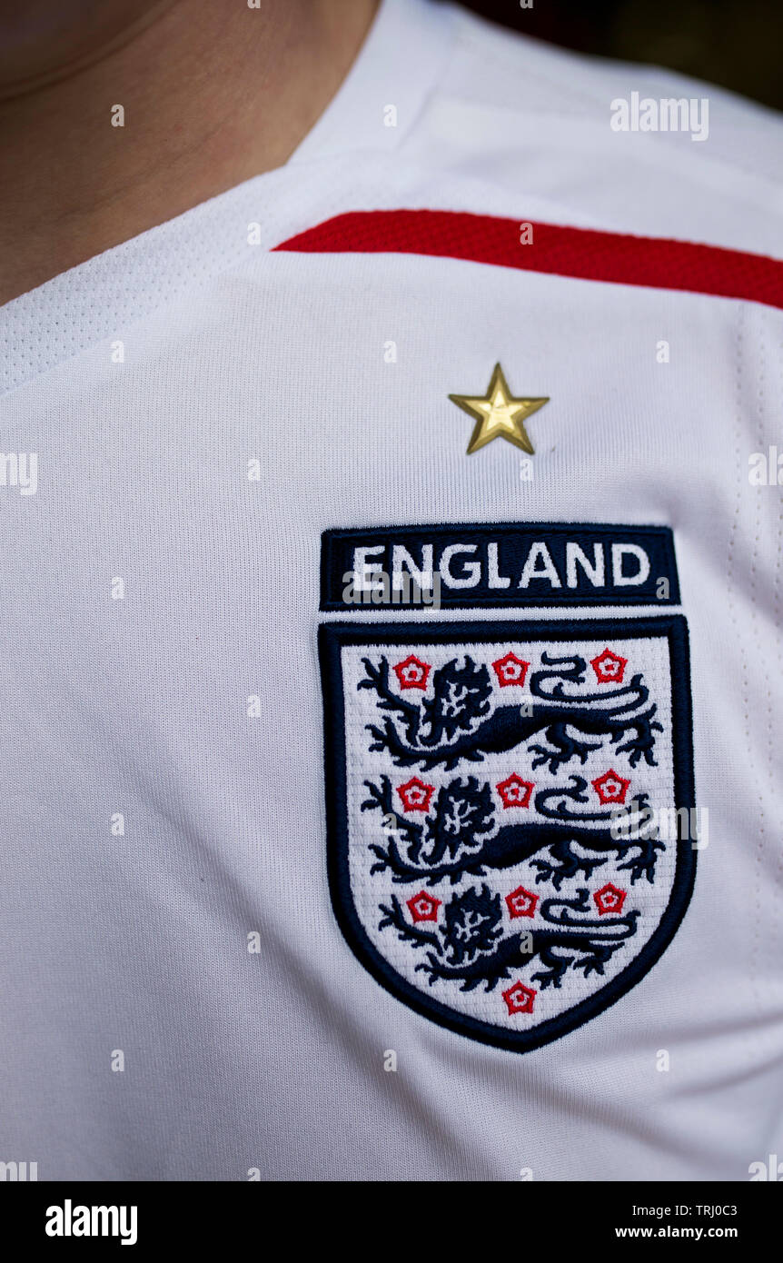 The fans of England supporting their team before the match Stock Photo ...