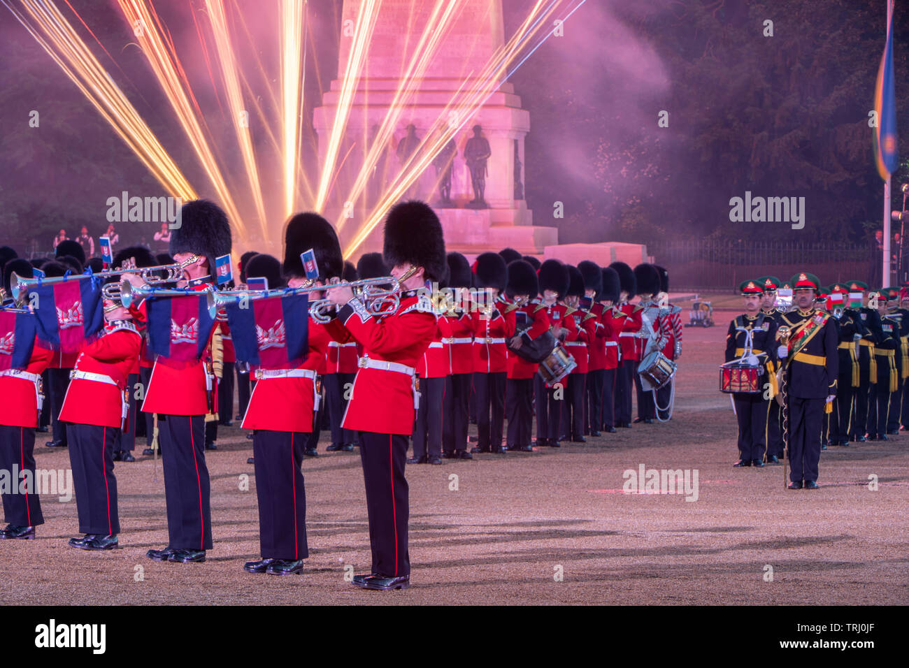Horse Guards Parade, London, UK. 6th June 2019. The annual evening ...