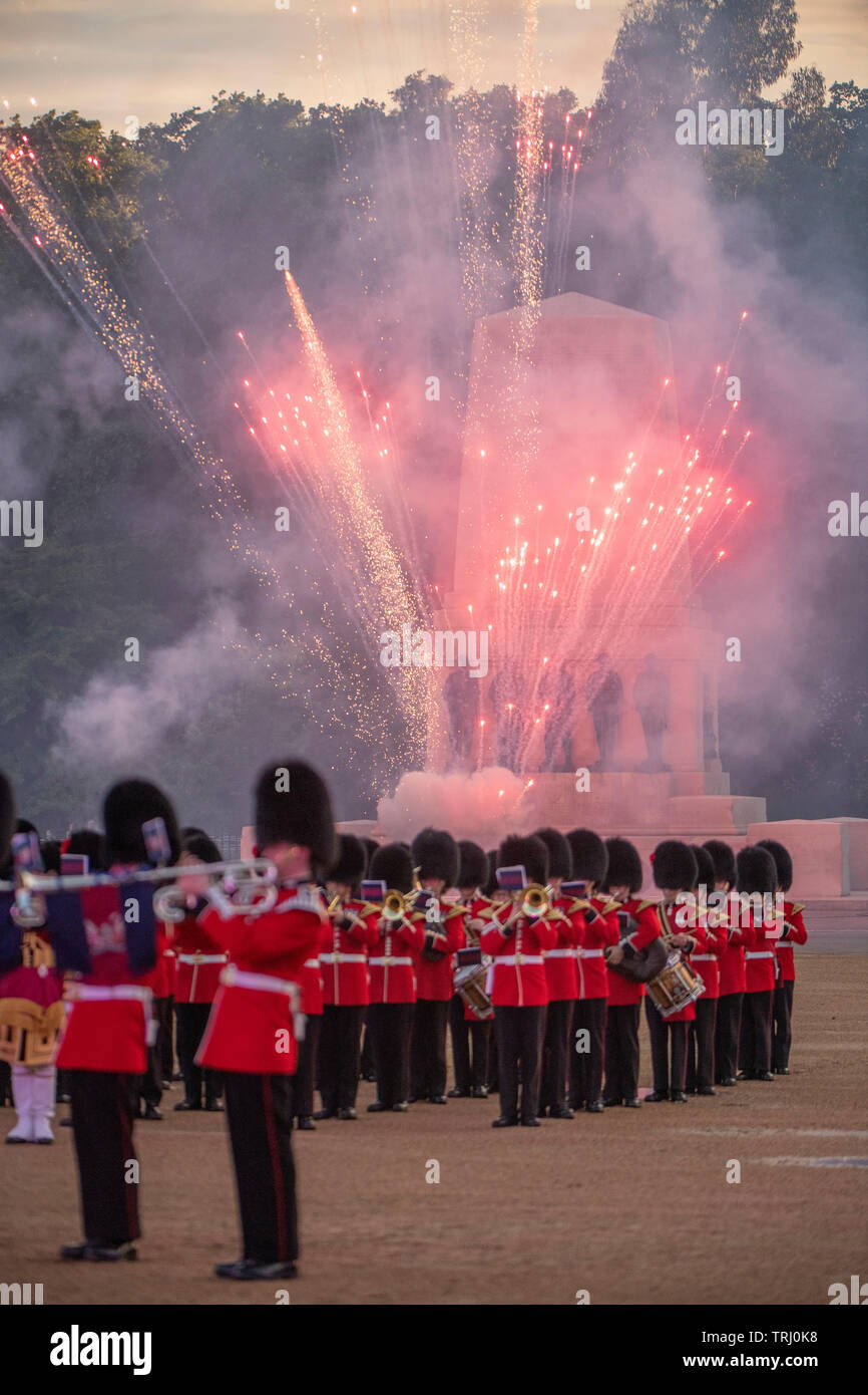 Horse Guards Parade, London, UK. 6th June 2019. The annual evening ...