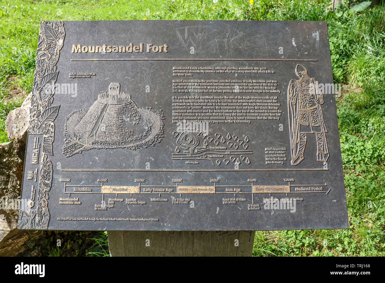 Mesolithic information board hi-res stock photography and images - Alamy