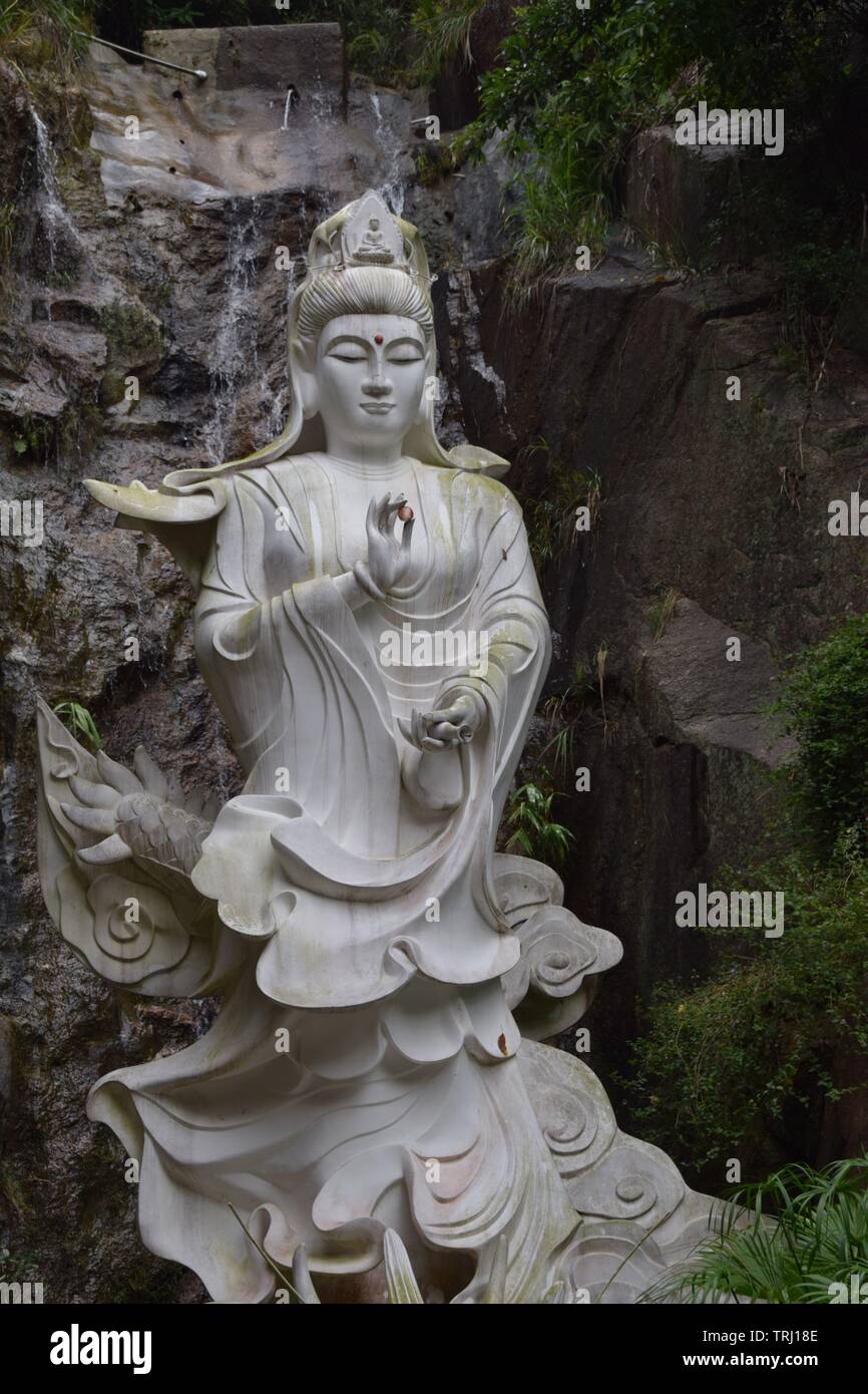 The 10000 Buddhas Temple in Hong Kong Stock Photo - Alamy