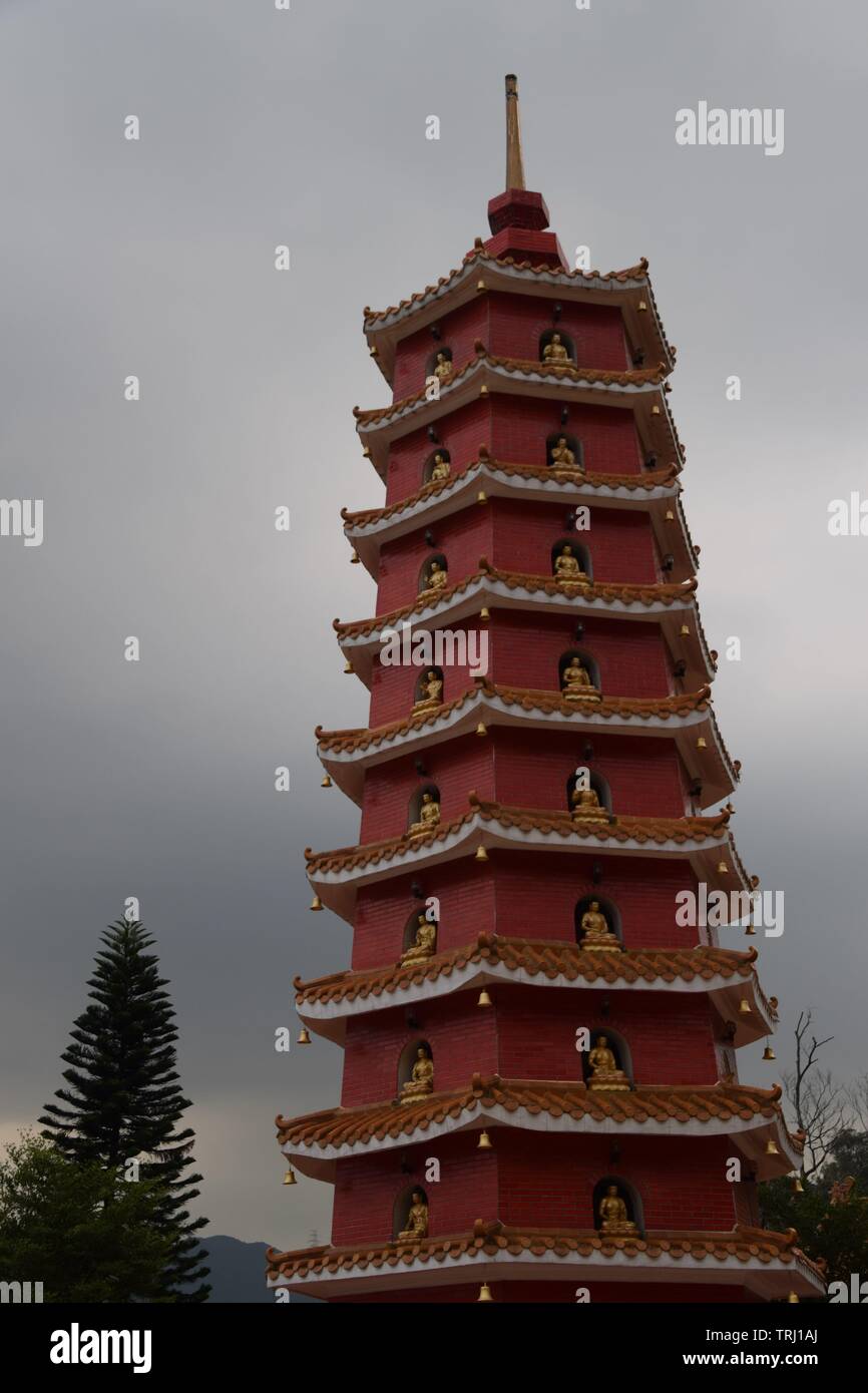 The 10000 Buddhas Temple in Hong Kong Stock Photo - Alamy