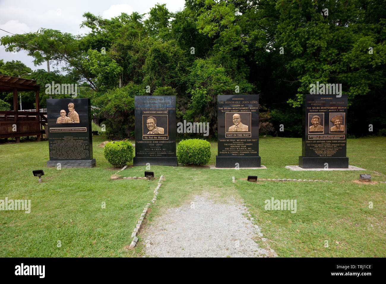 Civil Rights Monuments in Selma, Alabama Stock Photo - Alamy