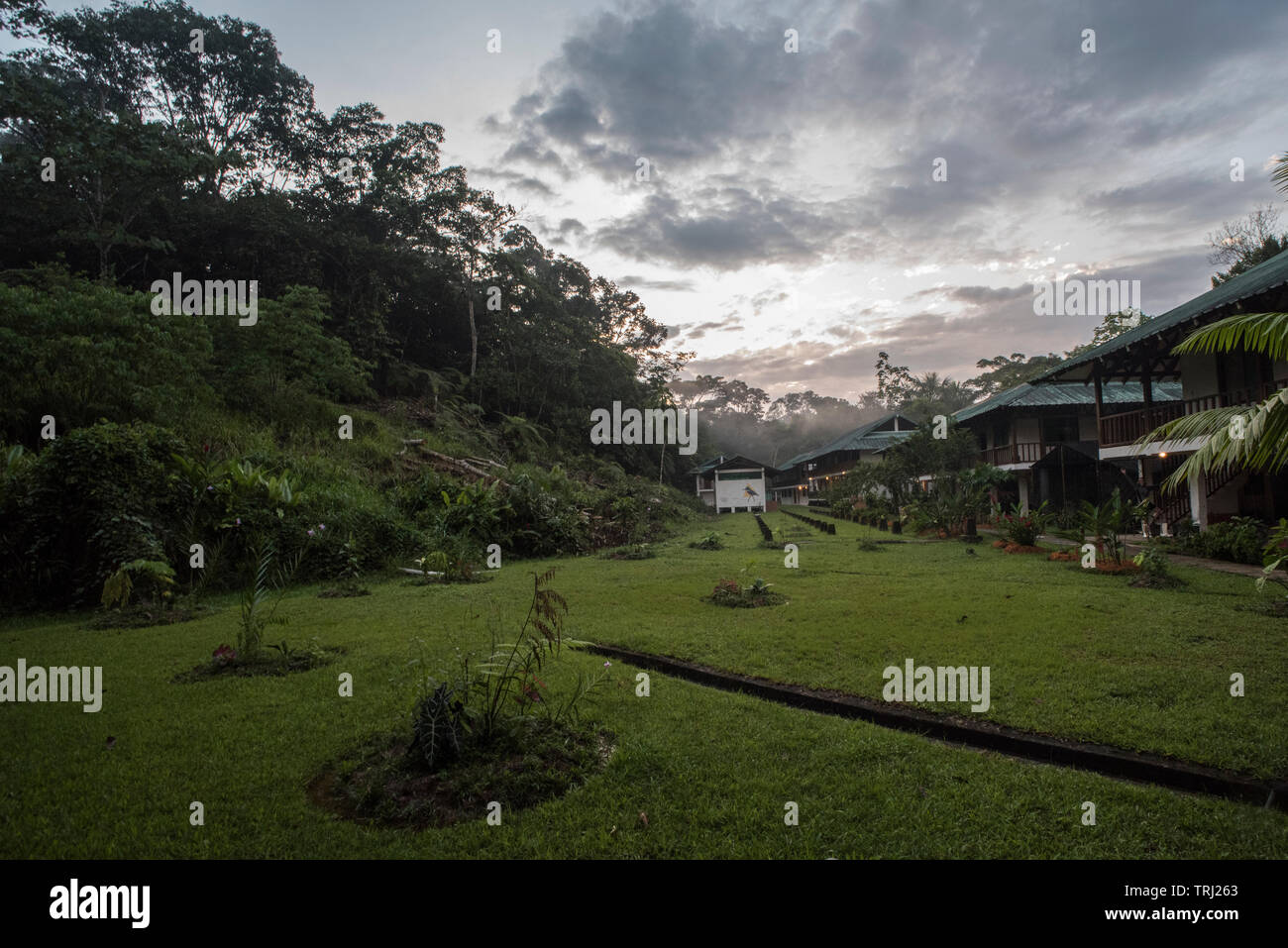 The facilities at Yasuni research station in Ecuador, a biological ...