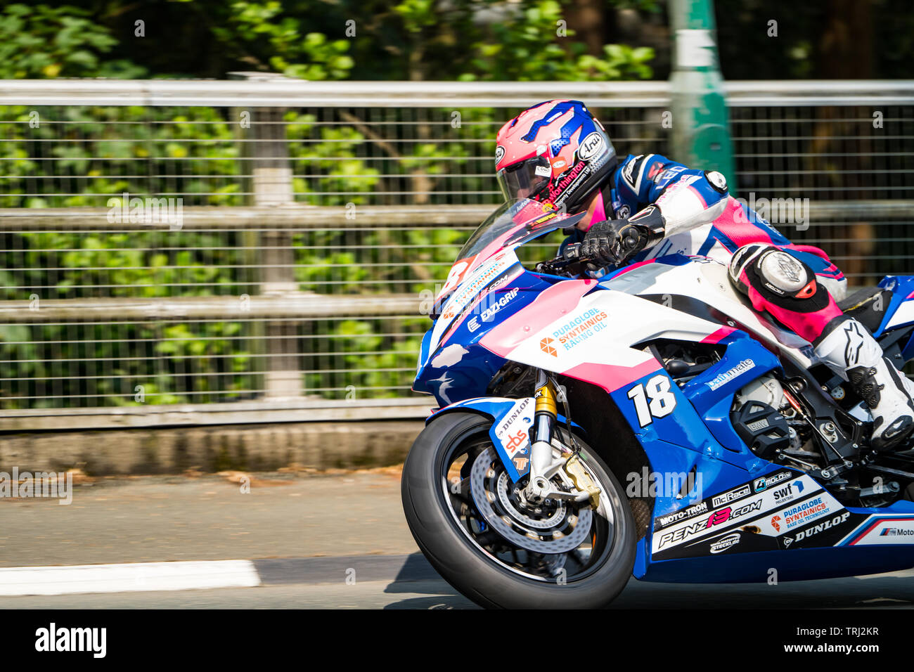 Motor Cycle Iom Tt Racing High Resolution Stock Photography and Images ...