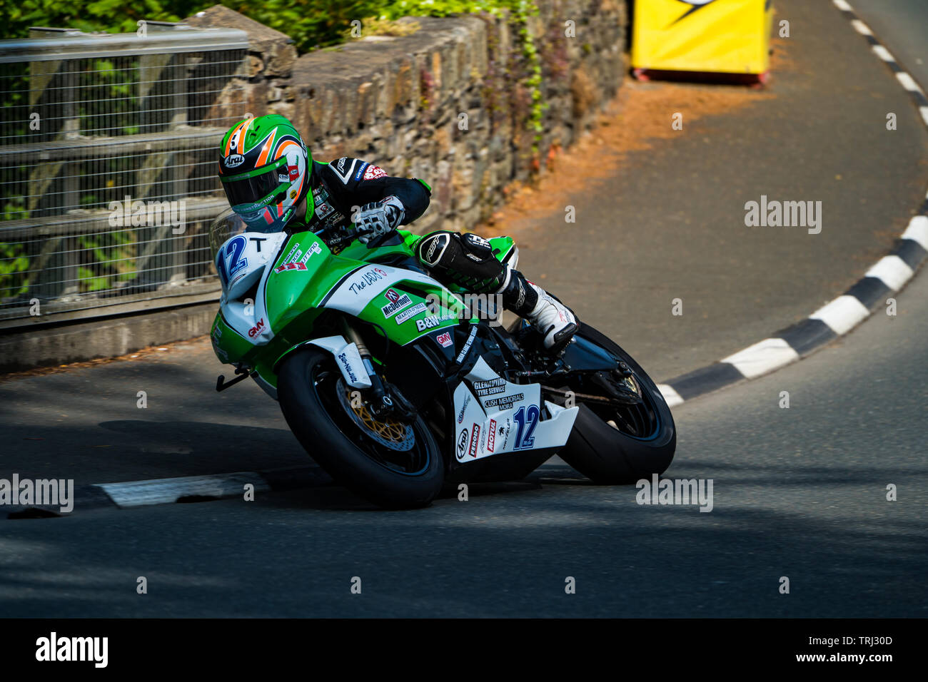 Motor Cycle Iom Tt Racing High Resolution Stock Photography and Images ...