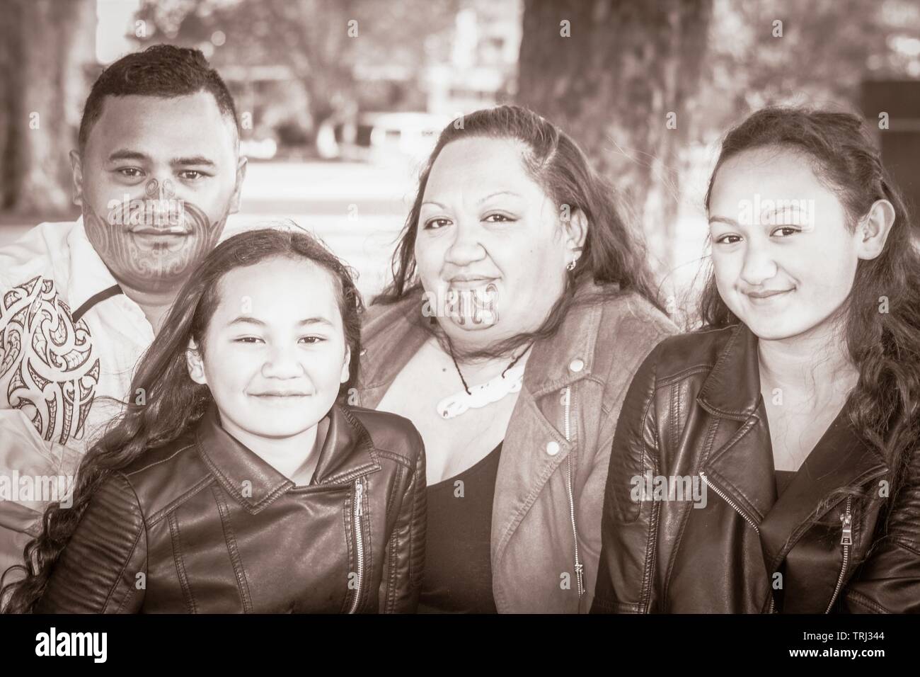 Maori tattoo hi-res stock photography and images - Alamy