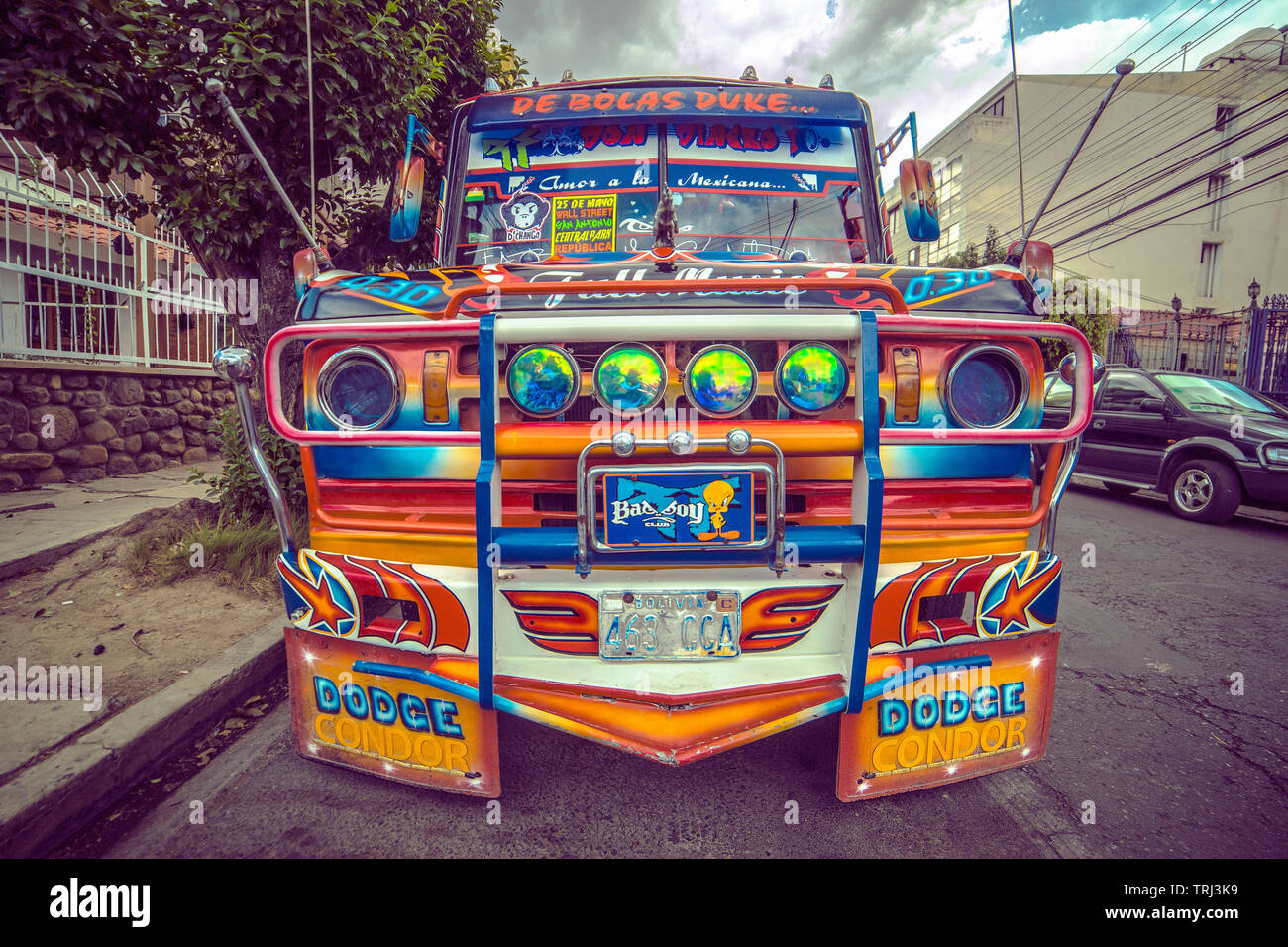 Micro bus bolivia hi-res stock photography and images - Alamy