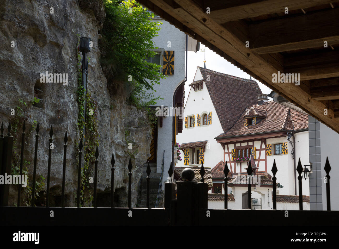 Trostburg Castle in Teufenthal, Aargau, Switzerland Stock Photo - Alamy
