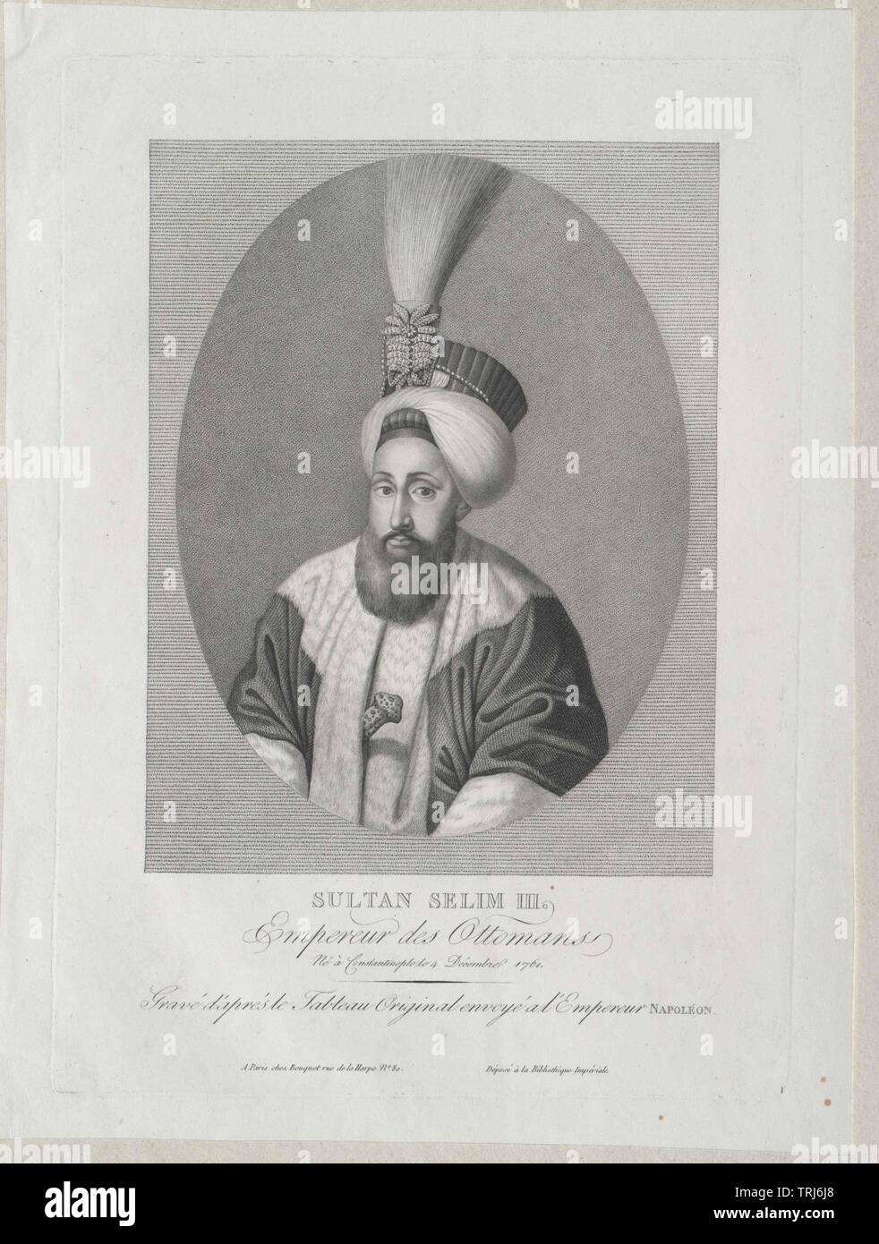 Sultan selim iii hi-res stock photography and images - Alamy