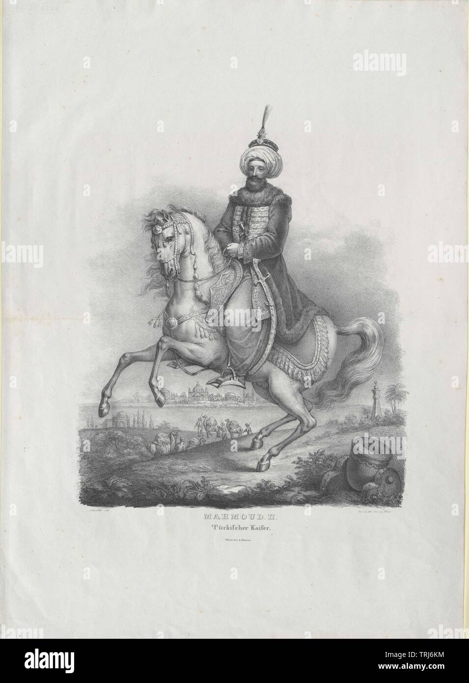 Machmud II sultan of the Turkey, Additional-Rights-Clearance-Info-Not ...