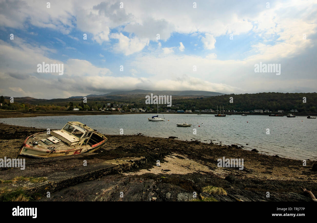 The view over the Gareloch to Garelochhead Stock Photo - Alamy