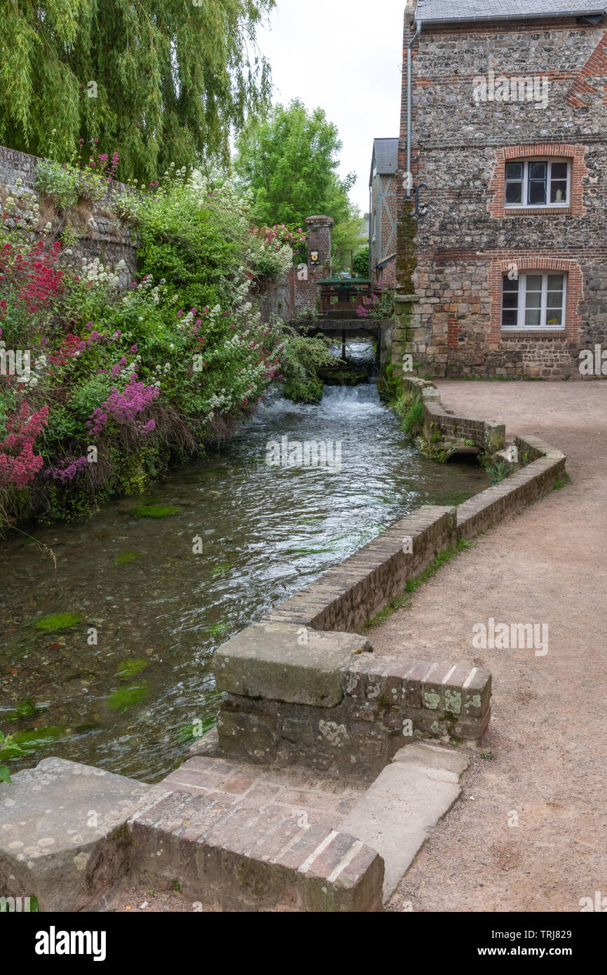 Old houses in Normandy Stock Photo - Alamy