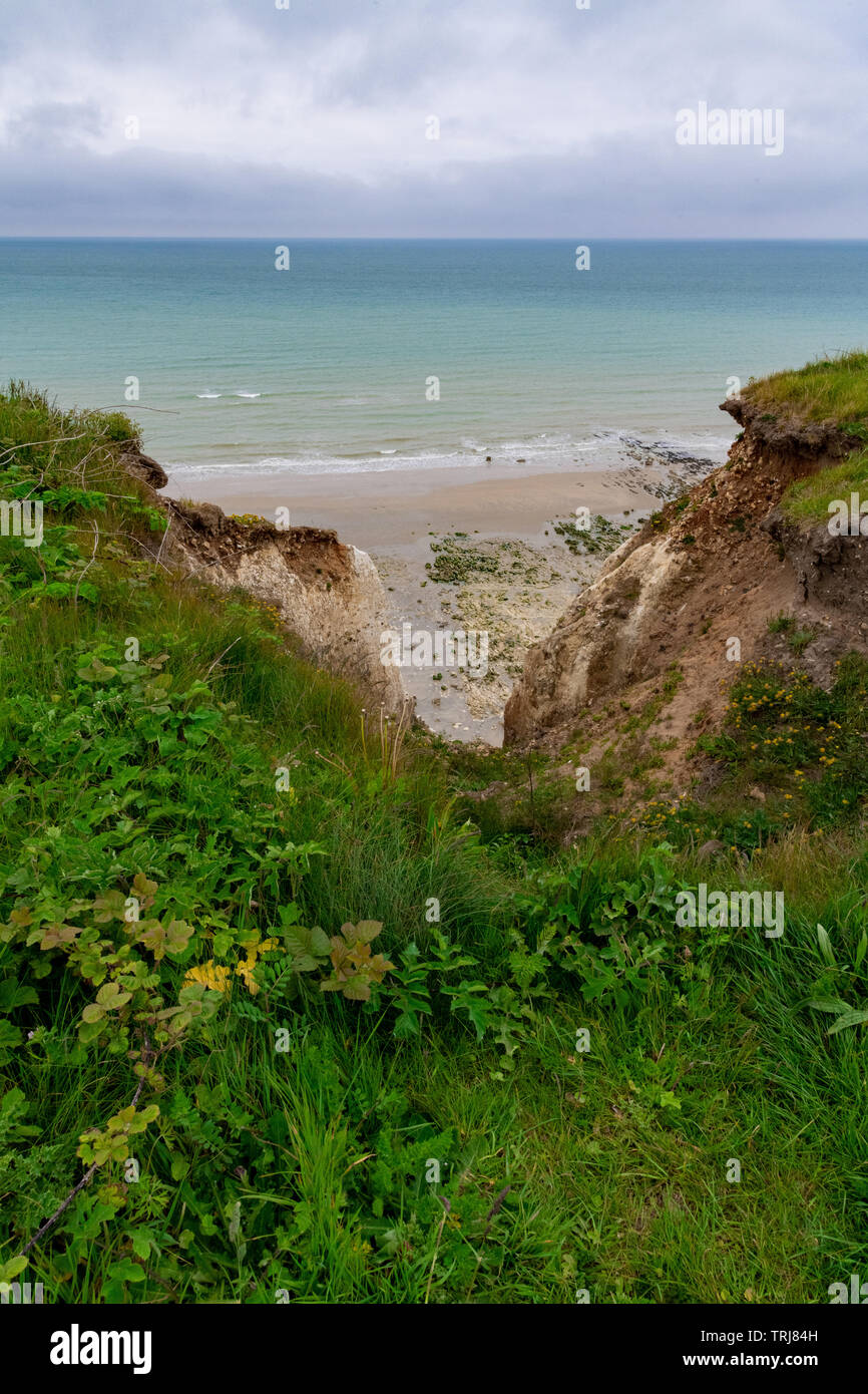 Beach in Normandy Stock Photo - Alamy