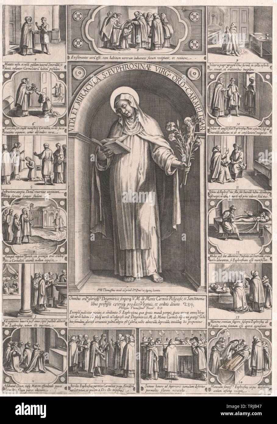 Euphrosyne of Alexandria, saint, Additional-Rights-Clearance-Info-Not ...