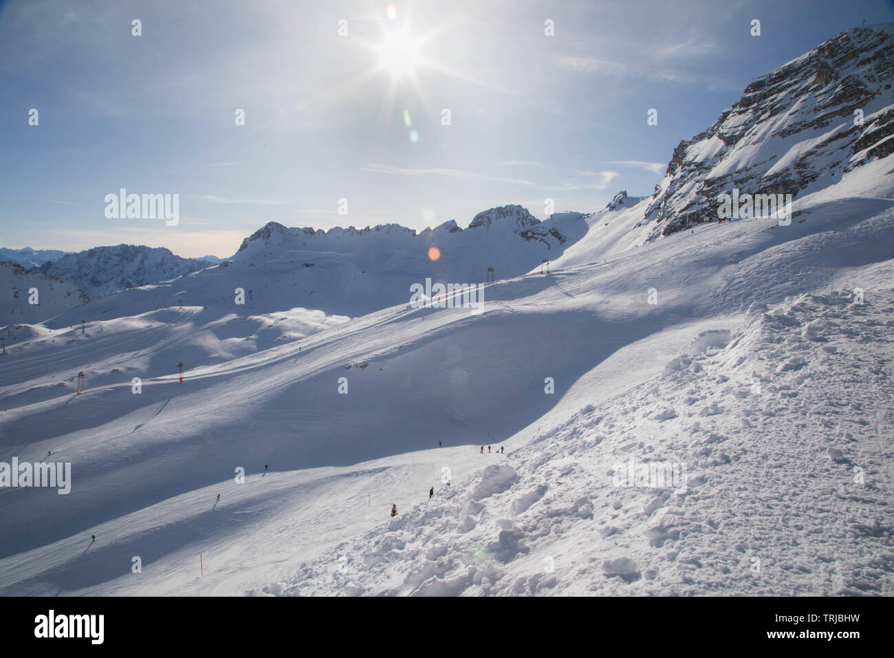 Germany’s most beautiful ski resort, Zugspitze glacier ski resort ...
