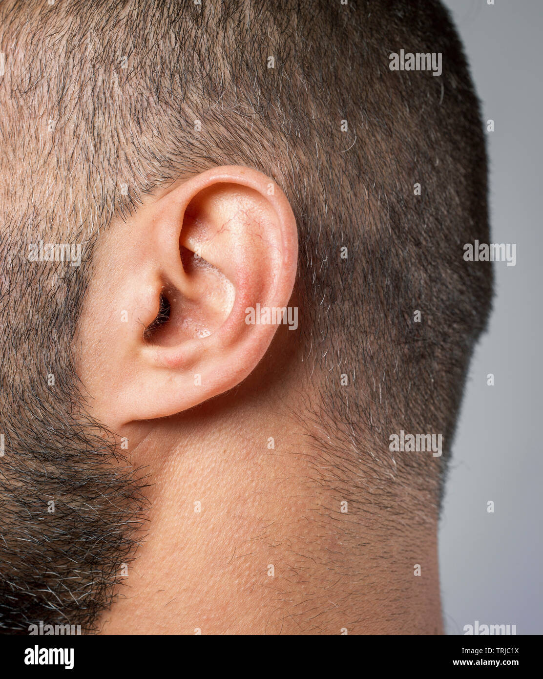 human ear detail close-up shot isolated Stock Photo - Alamy