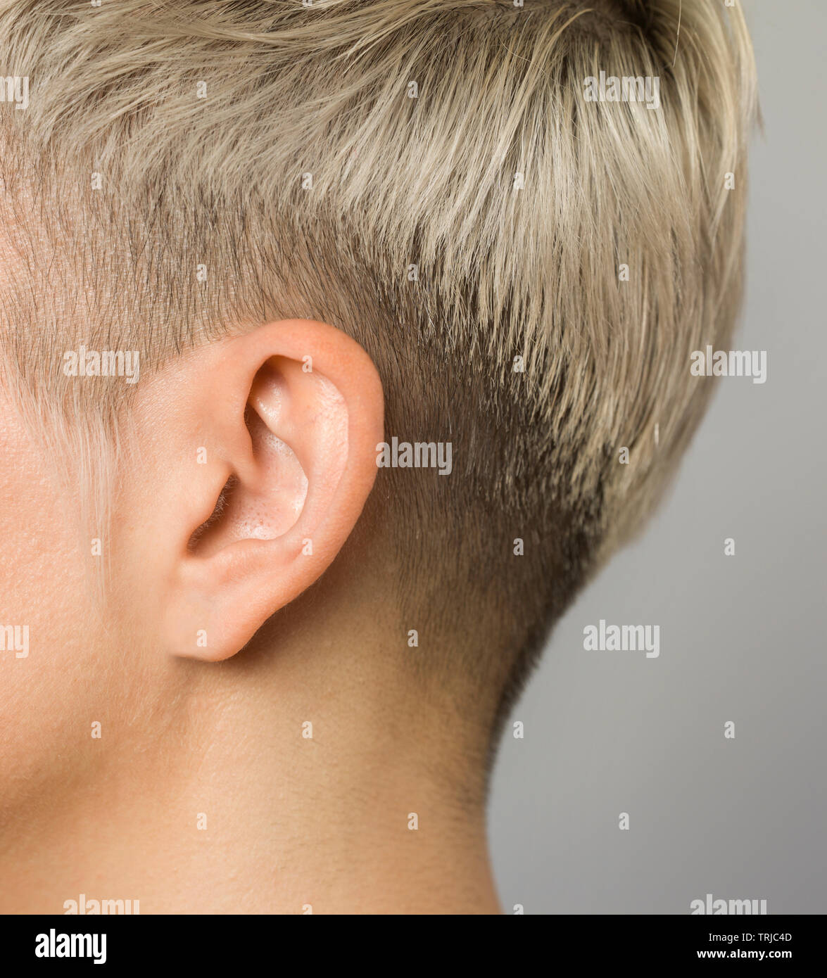 human ear detail close-up shot isolated Stock Photo - Alamy