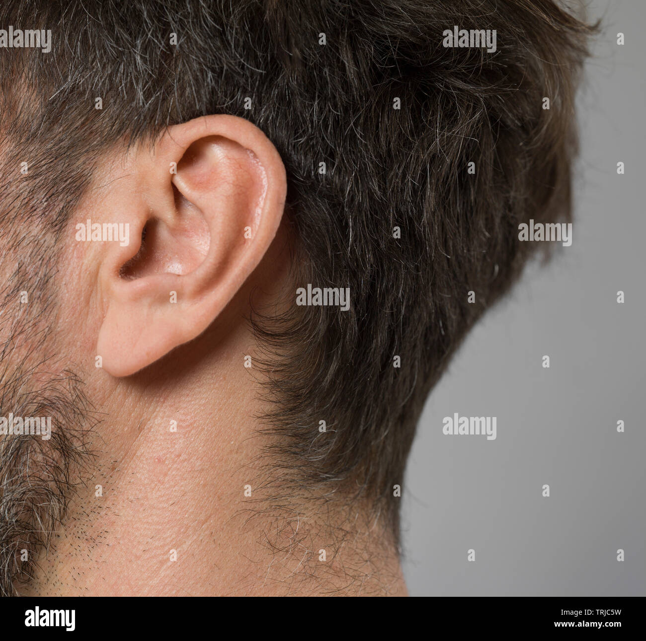 human ear detail close-up shot isolated Stock Photo - Alamy