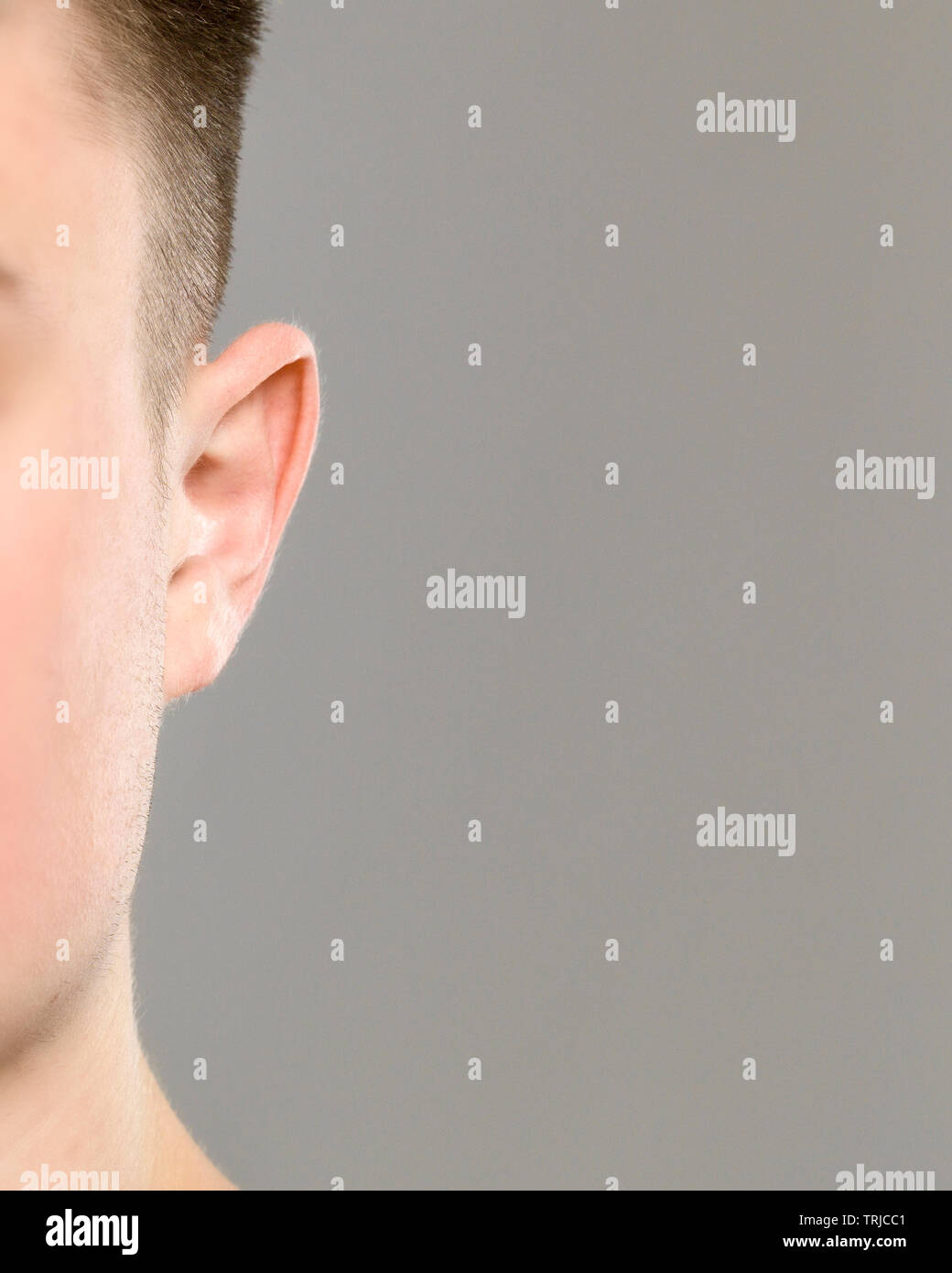 human ear detail close-up shot isolated Stock Photo - Alamy