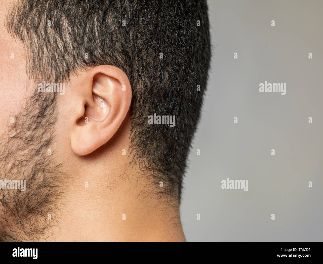 human ear detail close-up shot isolated Stock Photo - Alamy