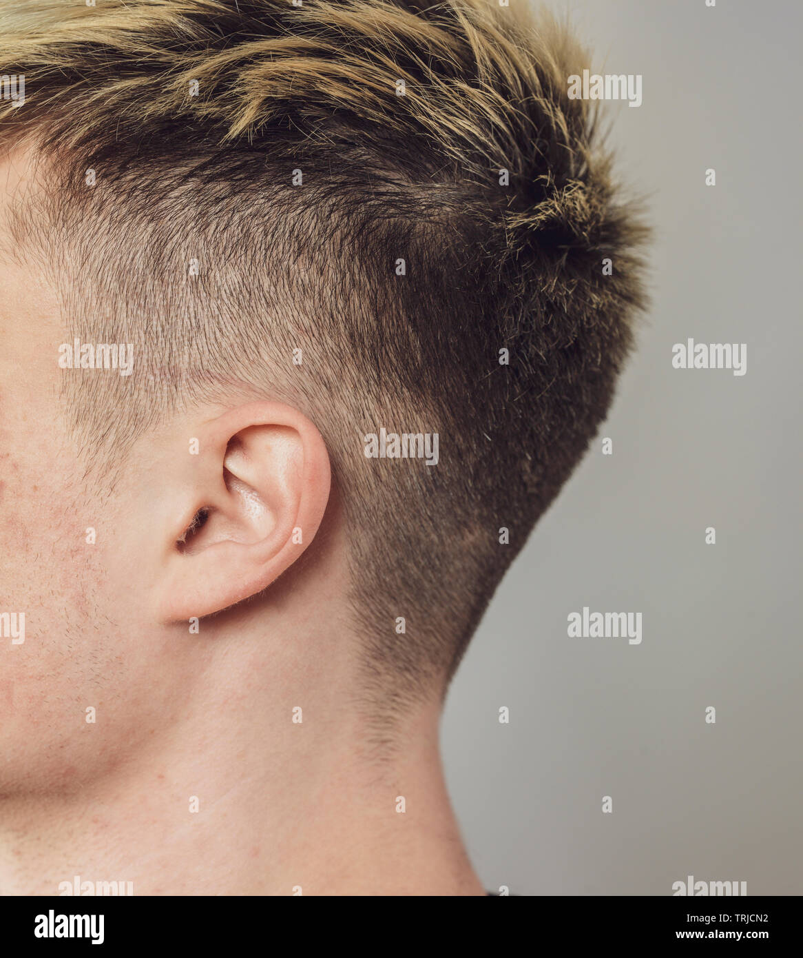 human ear detail close-up shot isolated Stock Photo - Alamy