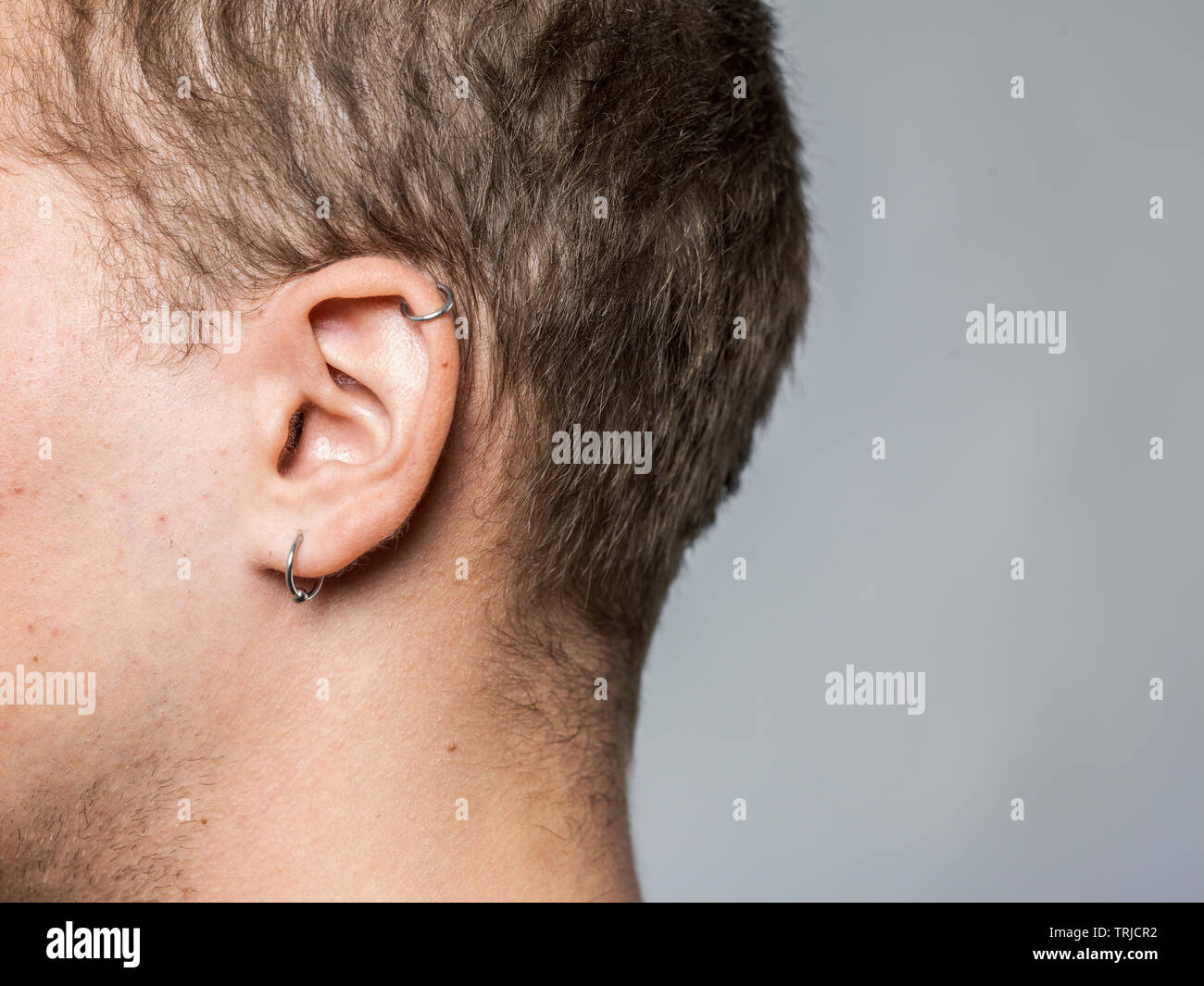 human ear detail close-up shot isolated Stock Photo - Alamy