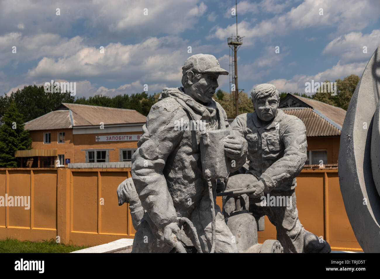 Memorial to the liquidators killed at Chernobyl Nuclear Power Plant ...