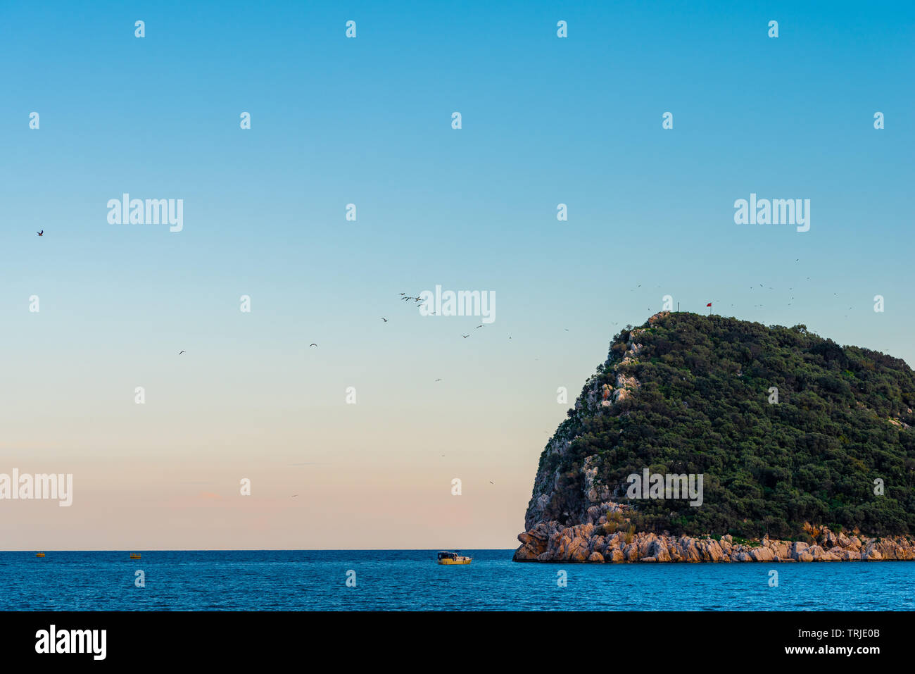 Sea blue nature near antalya hi-res stock photography and images - Alamy