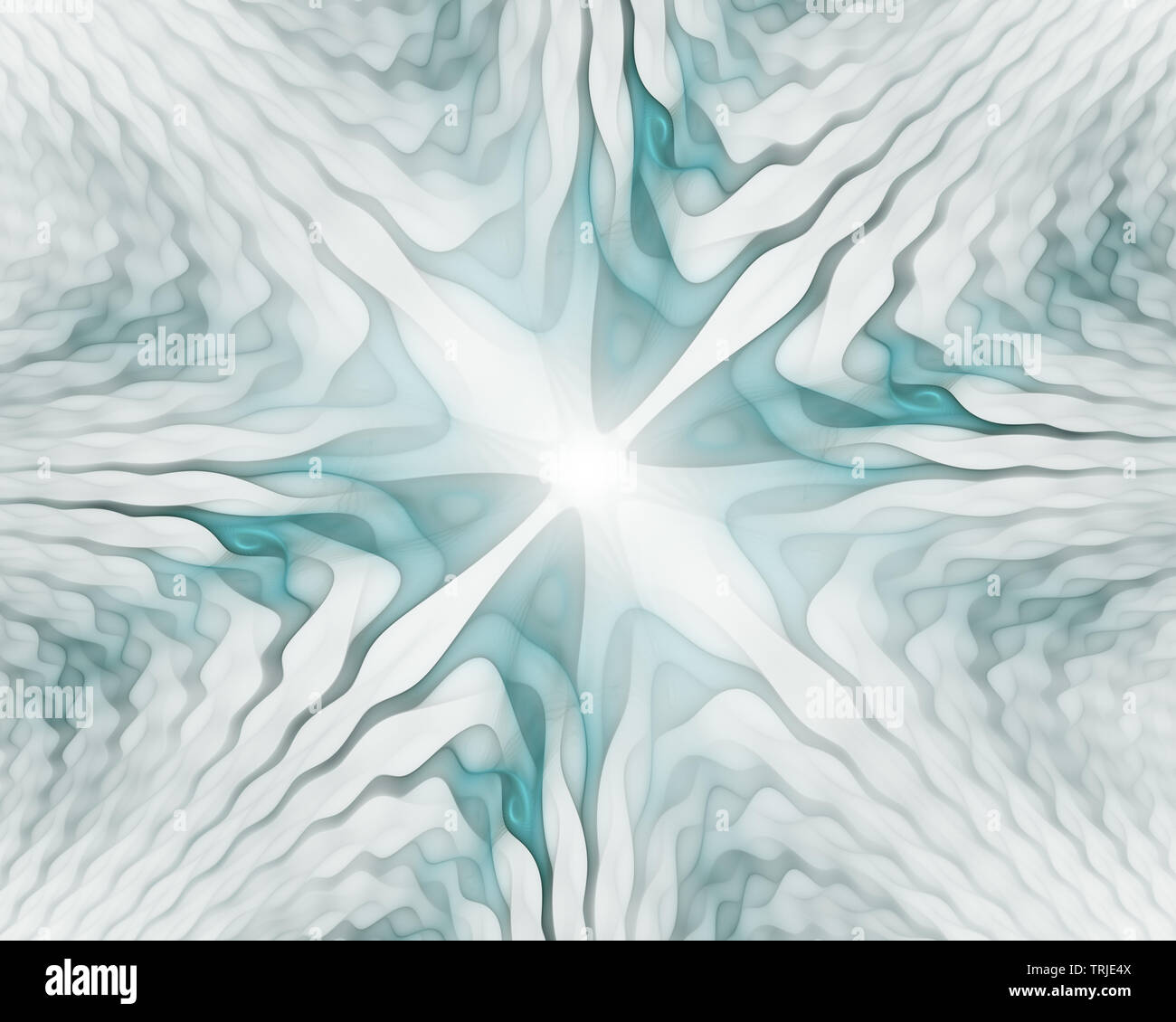 Wavy symmetrical cells patterns. Geometric, organic forms. A beautiful ...