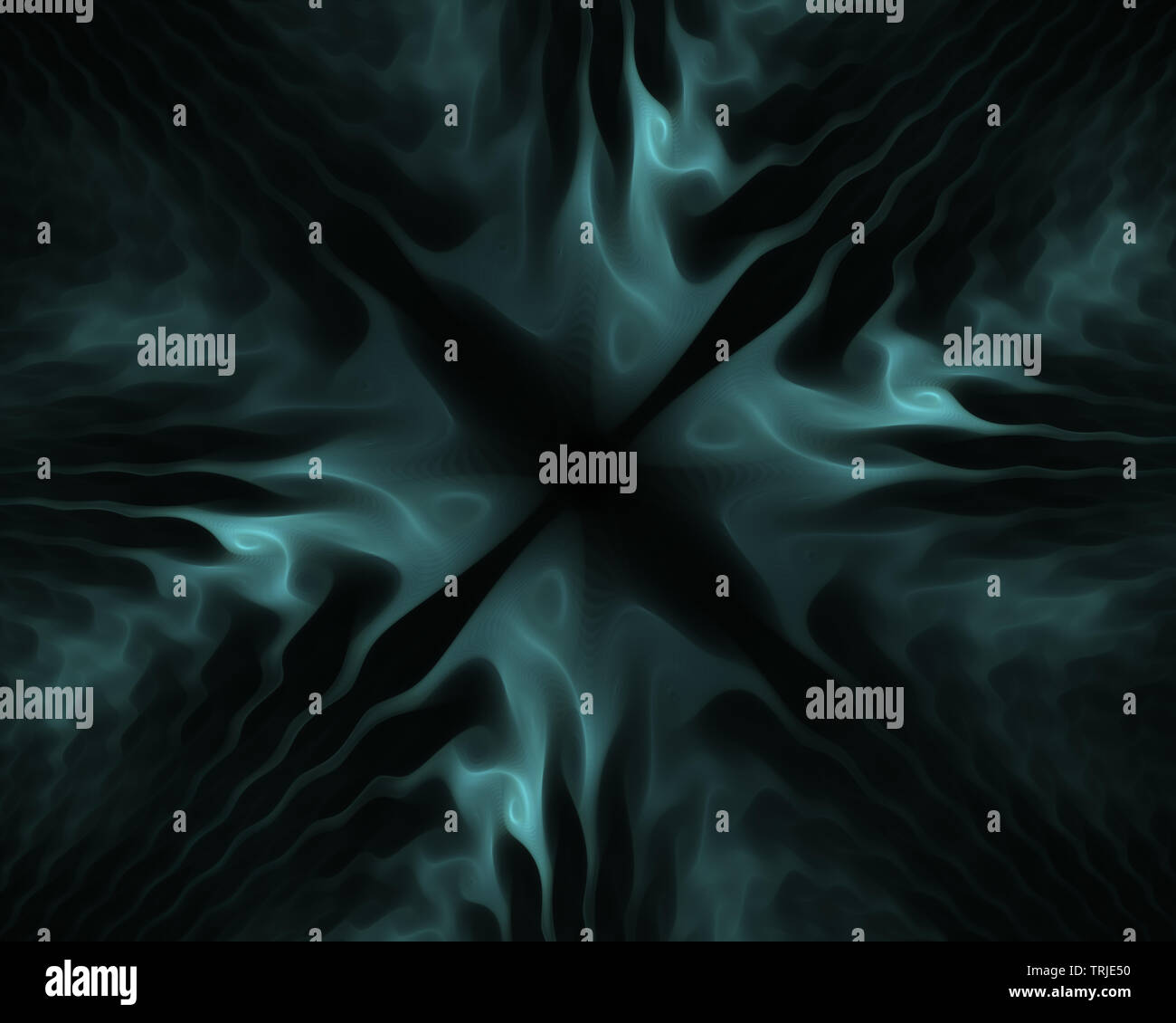 Wavy symmetrical cells patterns. Geometric, organic forms. A beautiful ...