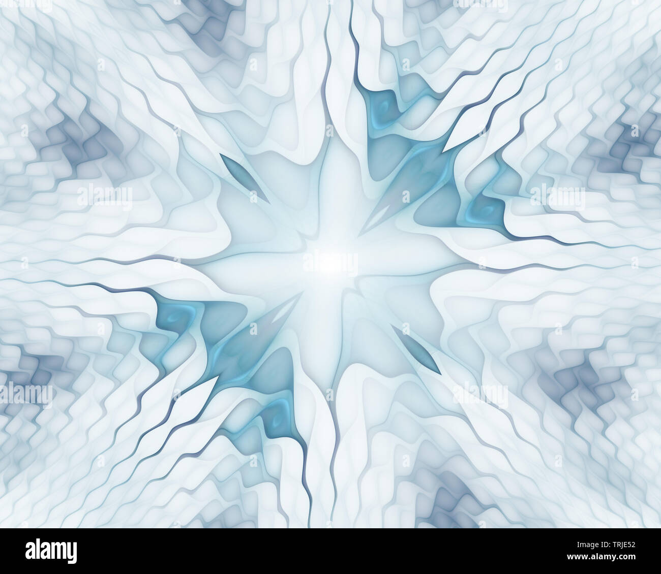 Wavy symmetrical cells patterns. Geometric, organic forms. A beautiful ...