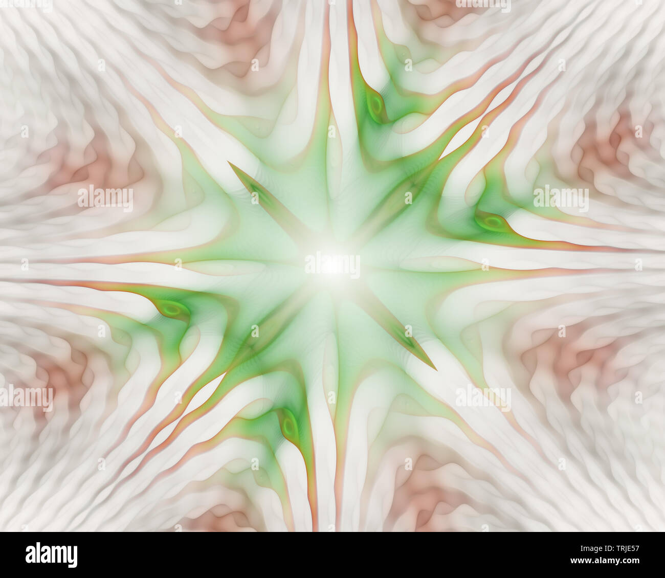 Wavy symmetrical cells patterns. Geometric, organic forms. A beautiful ...