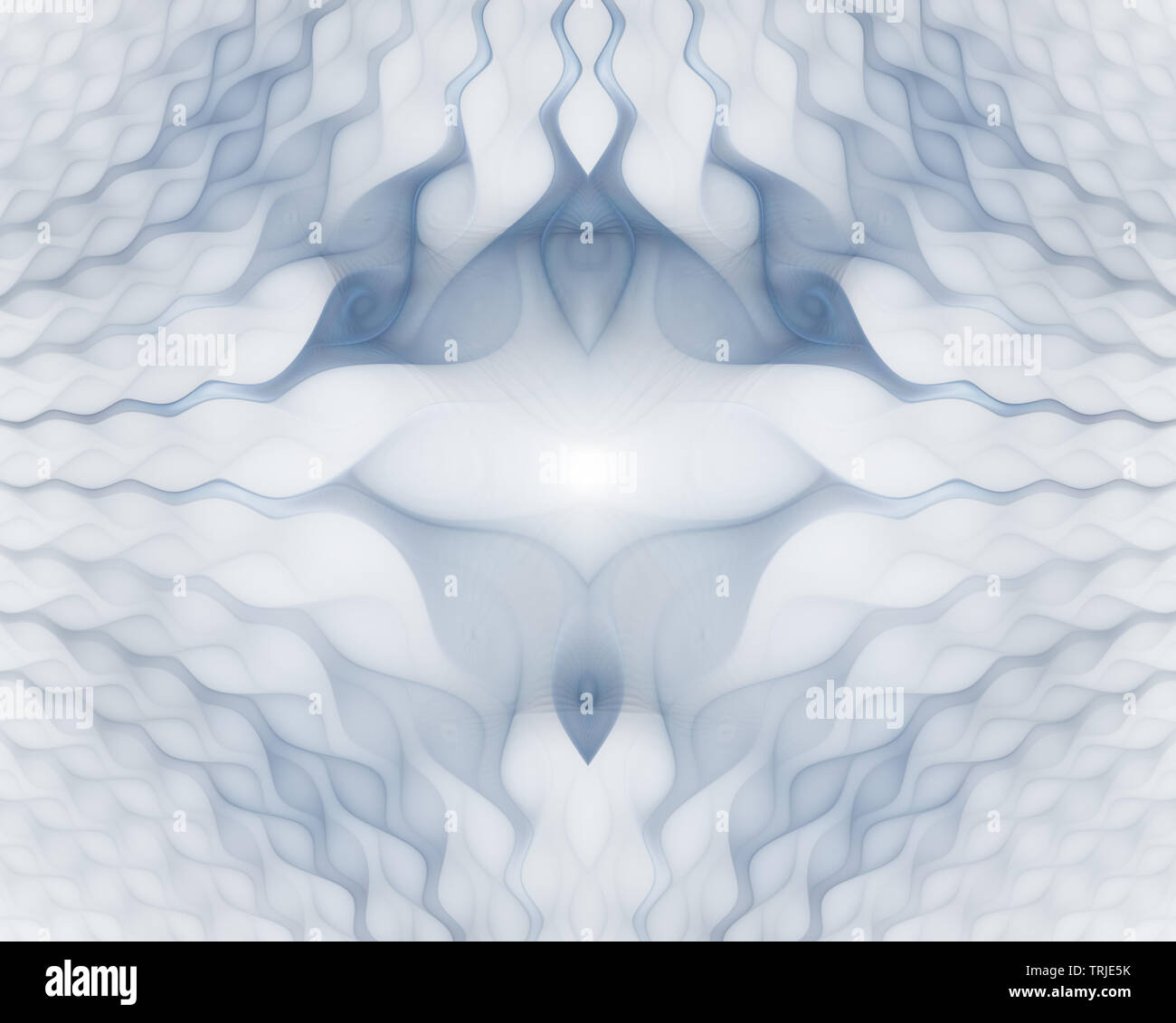 Wavy symmetrical cells patterns. Geometric, organic forms. A beautiful ...