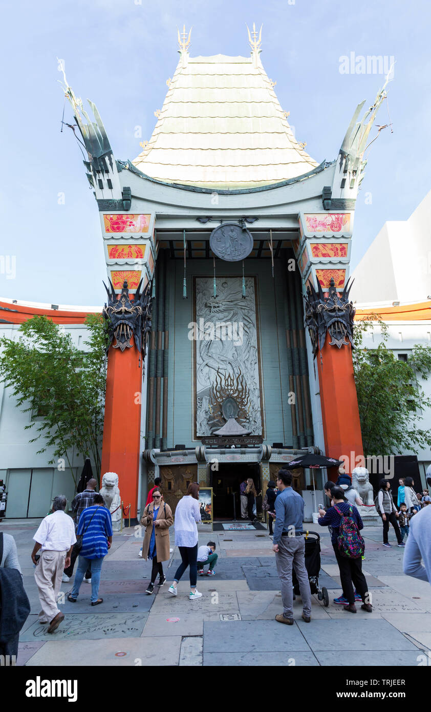 Chinese Theatre, Hollywood, California, United Sates of America Stock ...