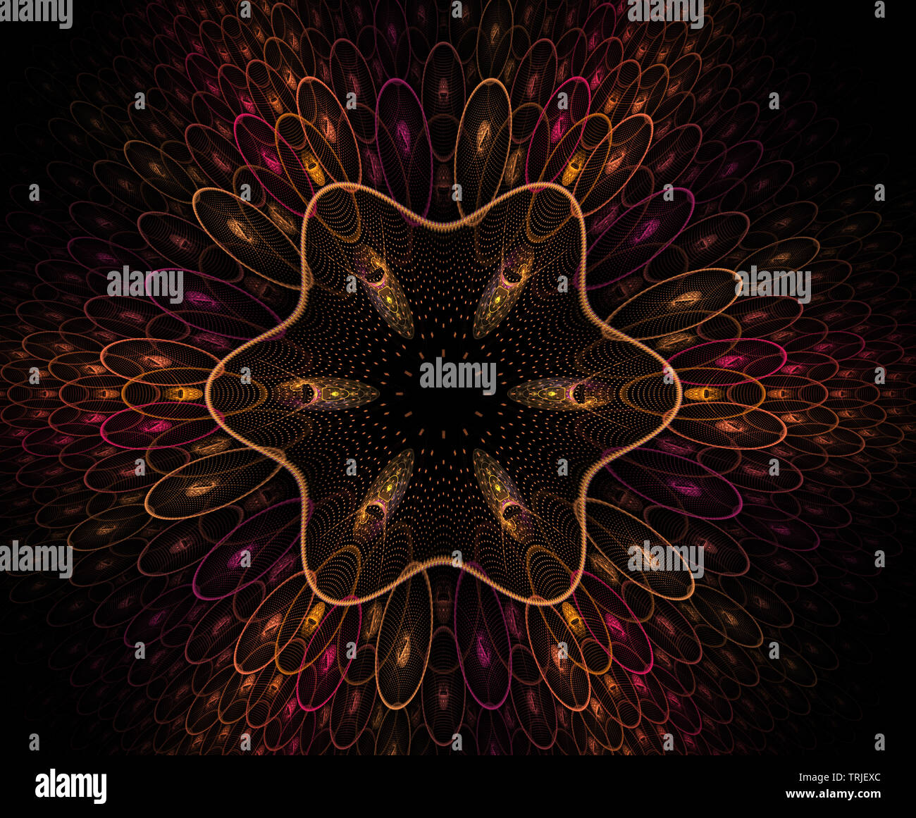 Abstract colorful geometric pattern - illustration. Zoomed cells ...