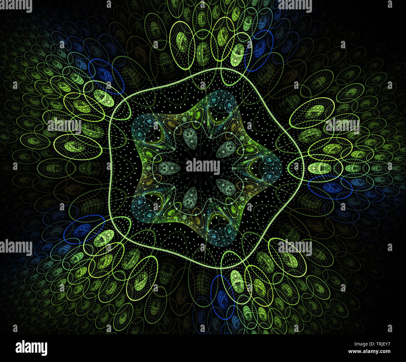 Abstract colorful geometric pattern - illustration. Zoomed cells ...