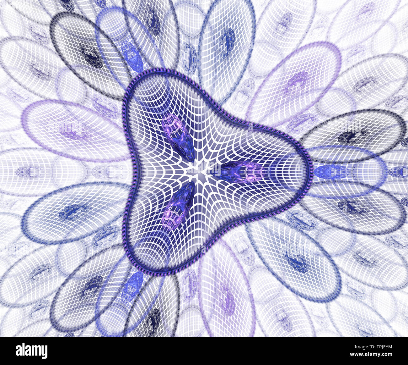 Abstract colorful geometric pattern - illustration. Zoomed cells ...