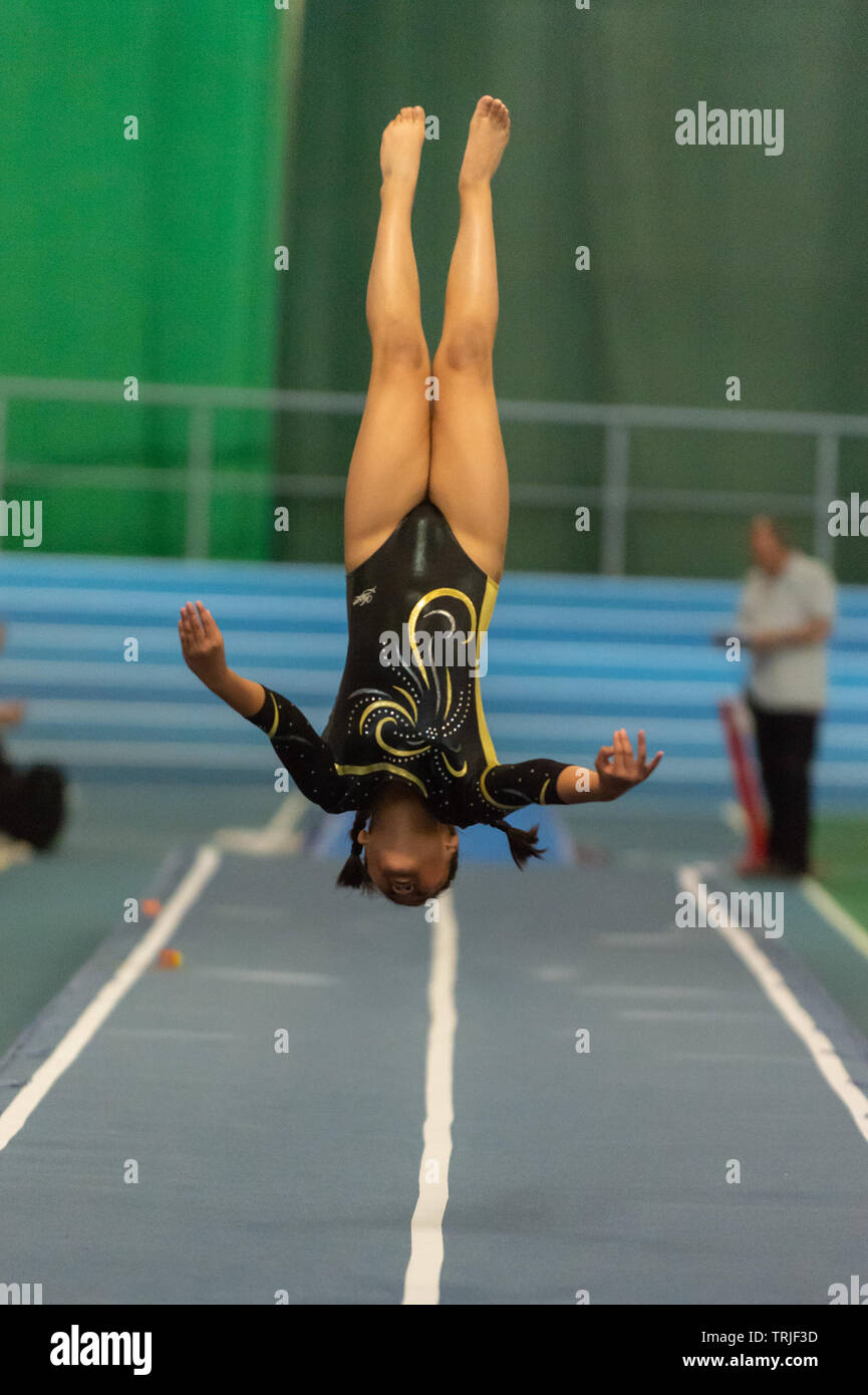 Sheffield, England, UK. 1 June 2019. Aeliyah Reigne Vergara of Dimax ...
