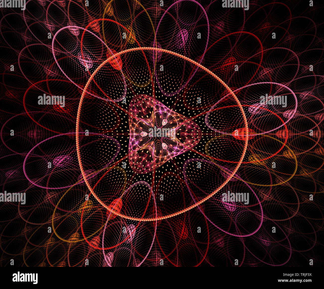 Abstract colorful geometric pattern - illustration. Zoomed cells ...