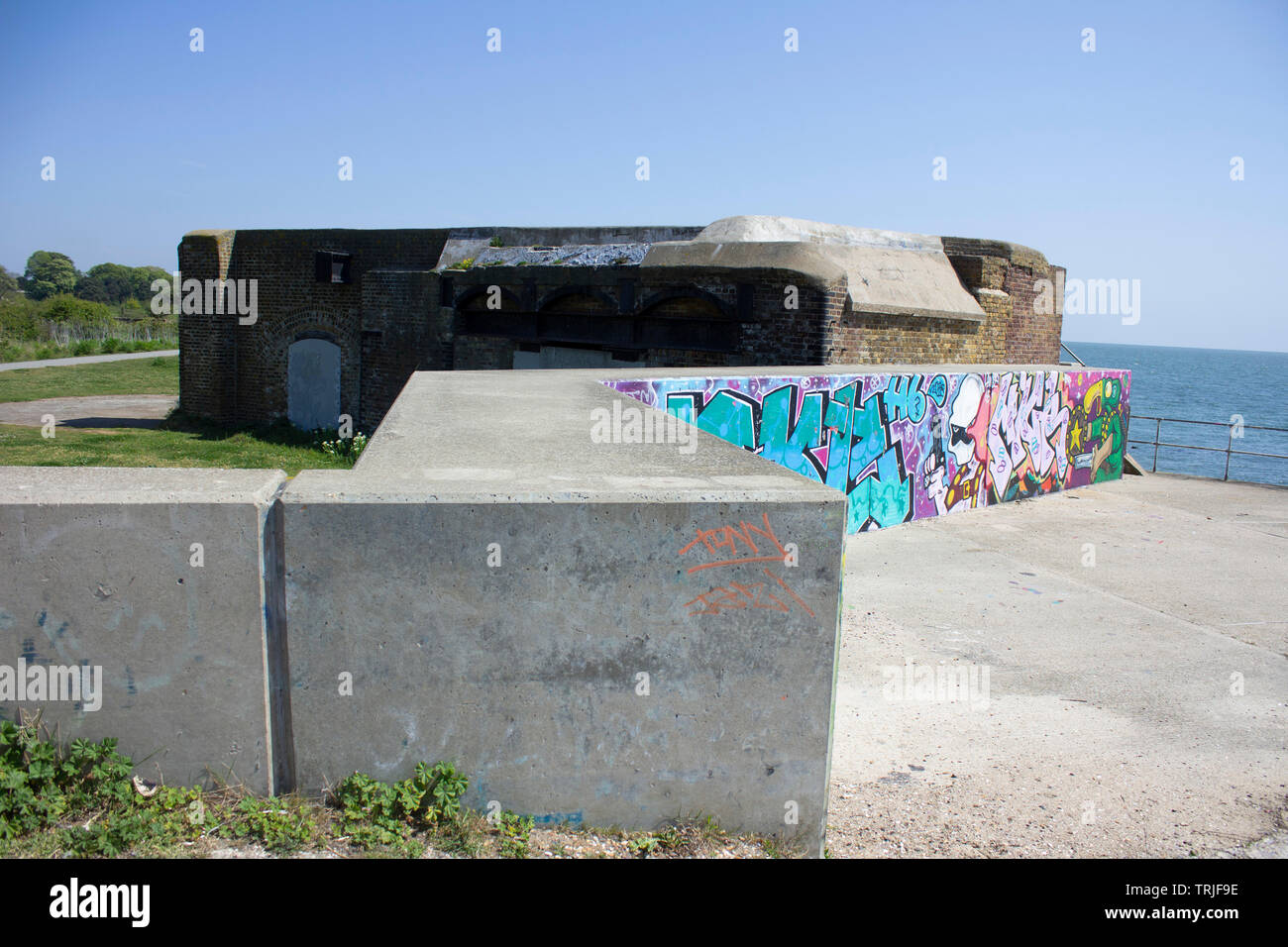Shoebury Garrison Conservation area Stock Photo - Alamy
