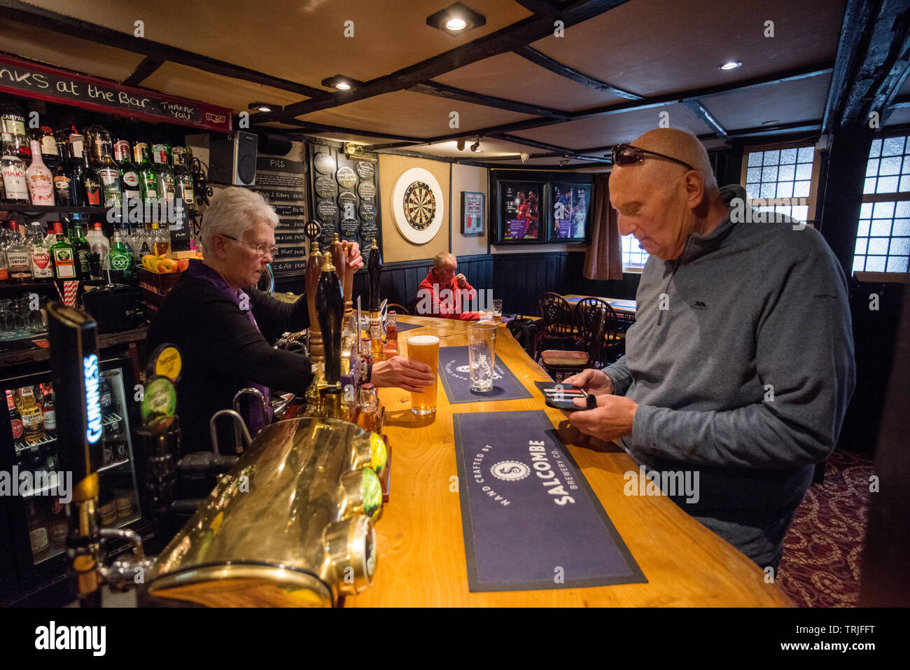 The Union Inn Mortonhampstead Dartmoor England UK. May 2019 The Union ...