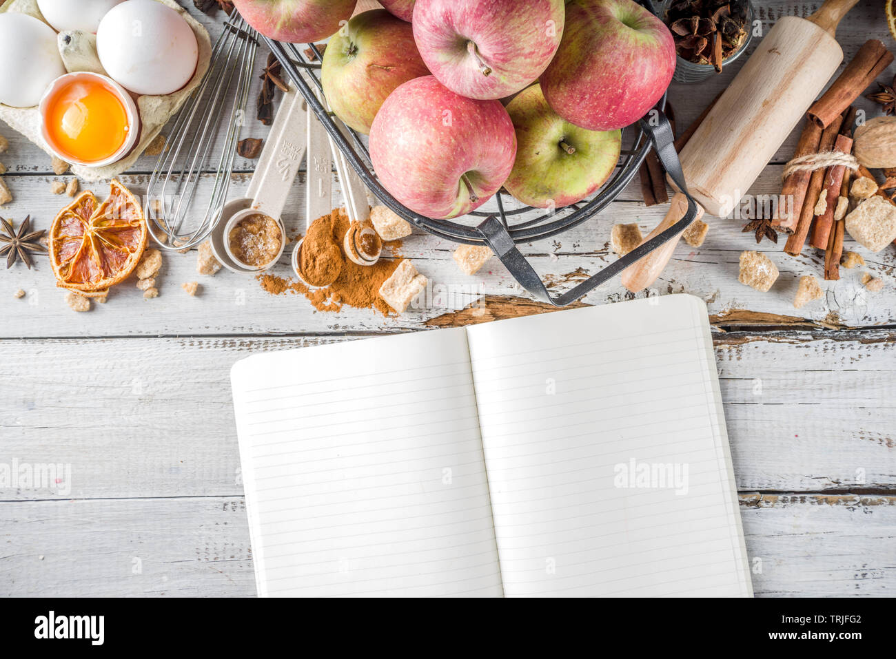 Autumn baking sale concept. Cooking seasonal fall baking background ...