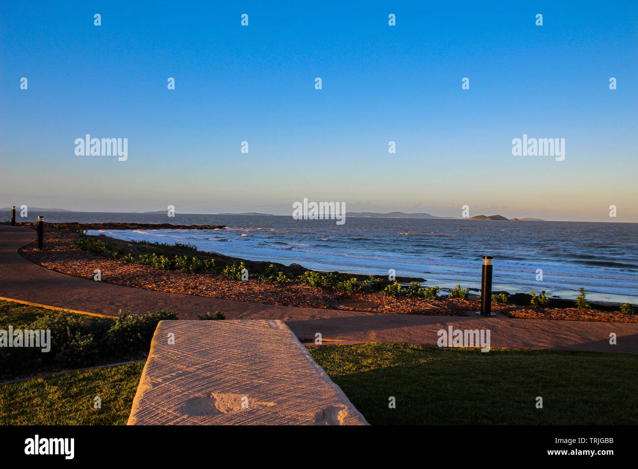 Emu Park Coast around the Singing Ship Monument, Queensland, Australia ...
